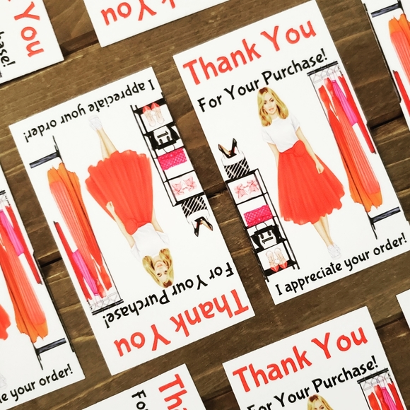 Office | Thank You Cards Business Card Size3x2 | Poshmark
